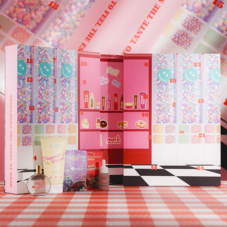 Kalendarz adwentowy Sweet Factory Store x Fluff